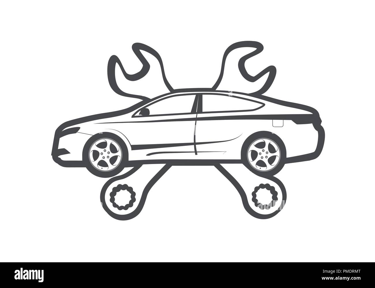 Service repair machine tools Cut Out Stock Images & Pictures - Alamy