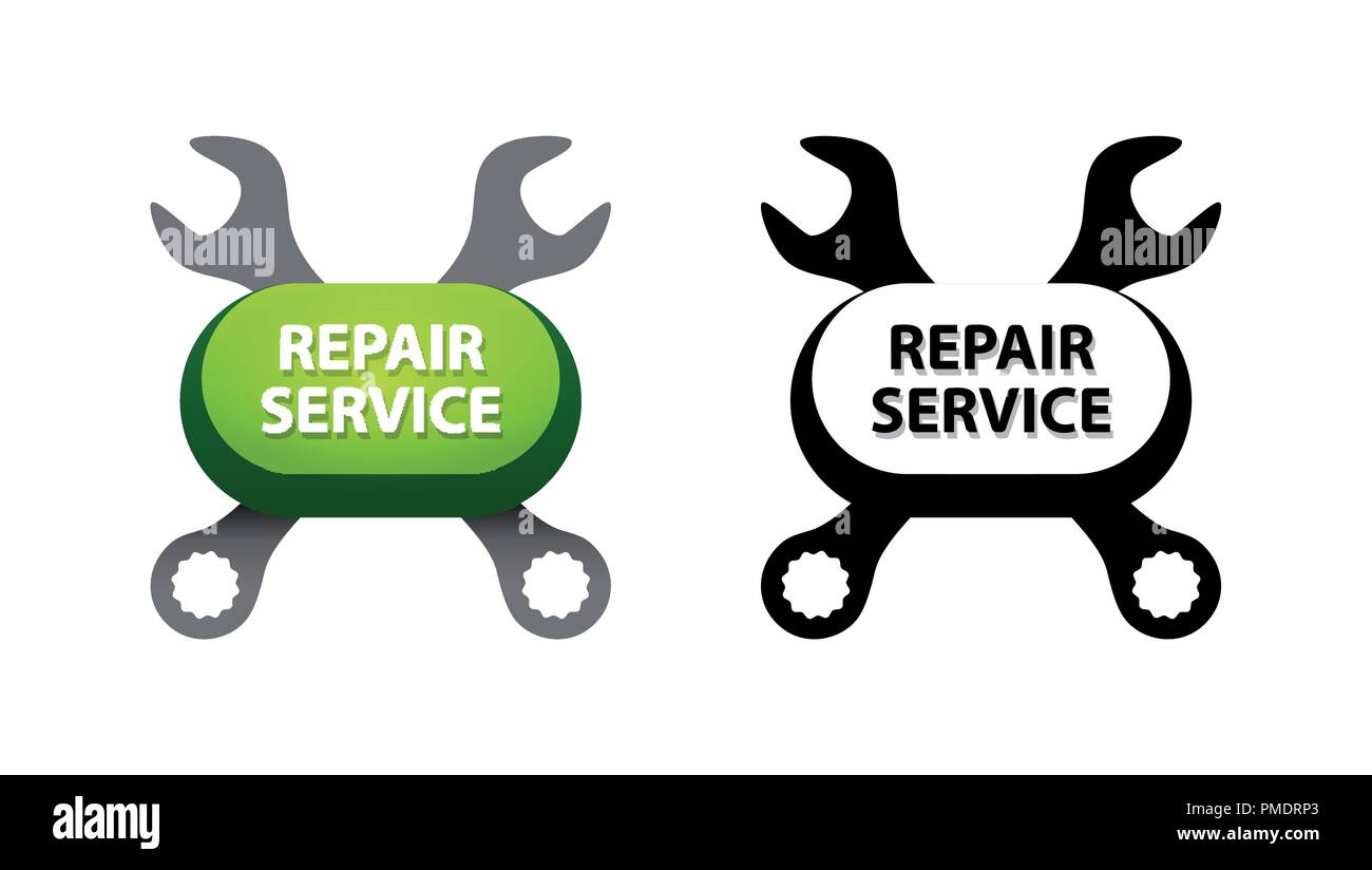 Auto service repair symbol hi-res stock photography and images - Alamy