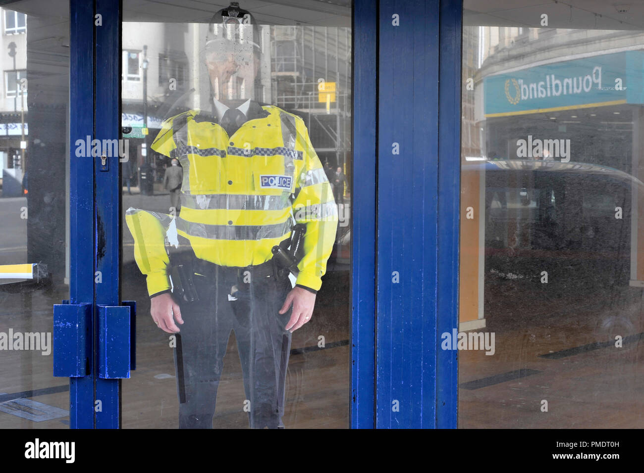 Cardboard cut out policeman hi-res stock photography and images - Alamy