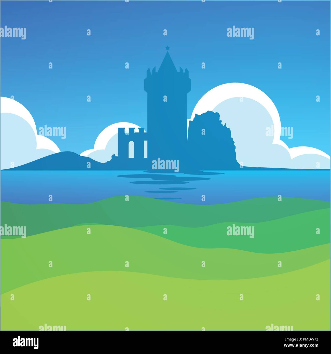 Scotland falkirk castle Stock Vector Images - Alamy