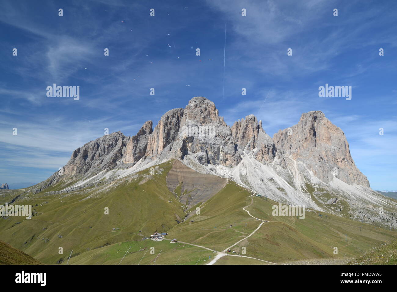 Dolomiti in Col Rodella Stock Photo - Alamy