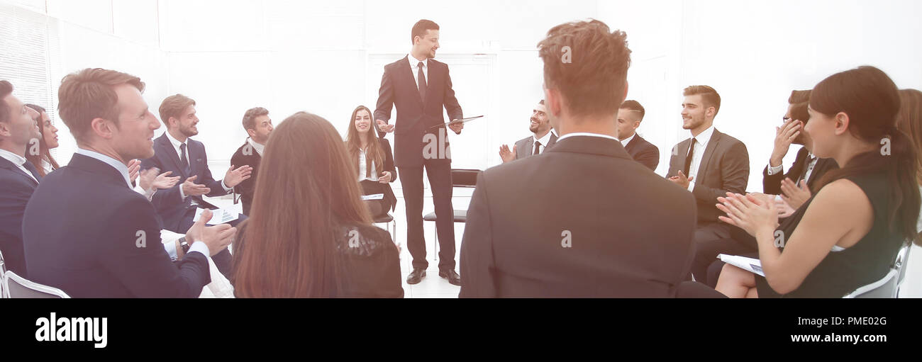 coach leads the session with the business team Stock Photo - Alamy