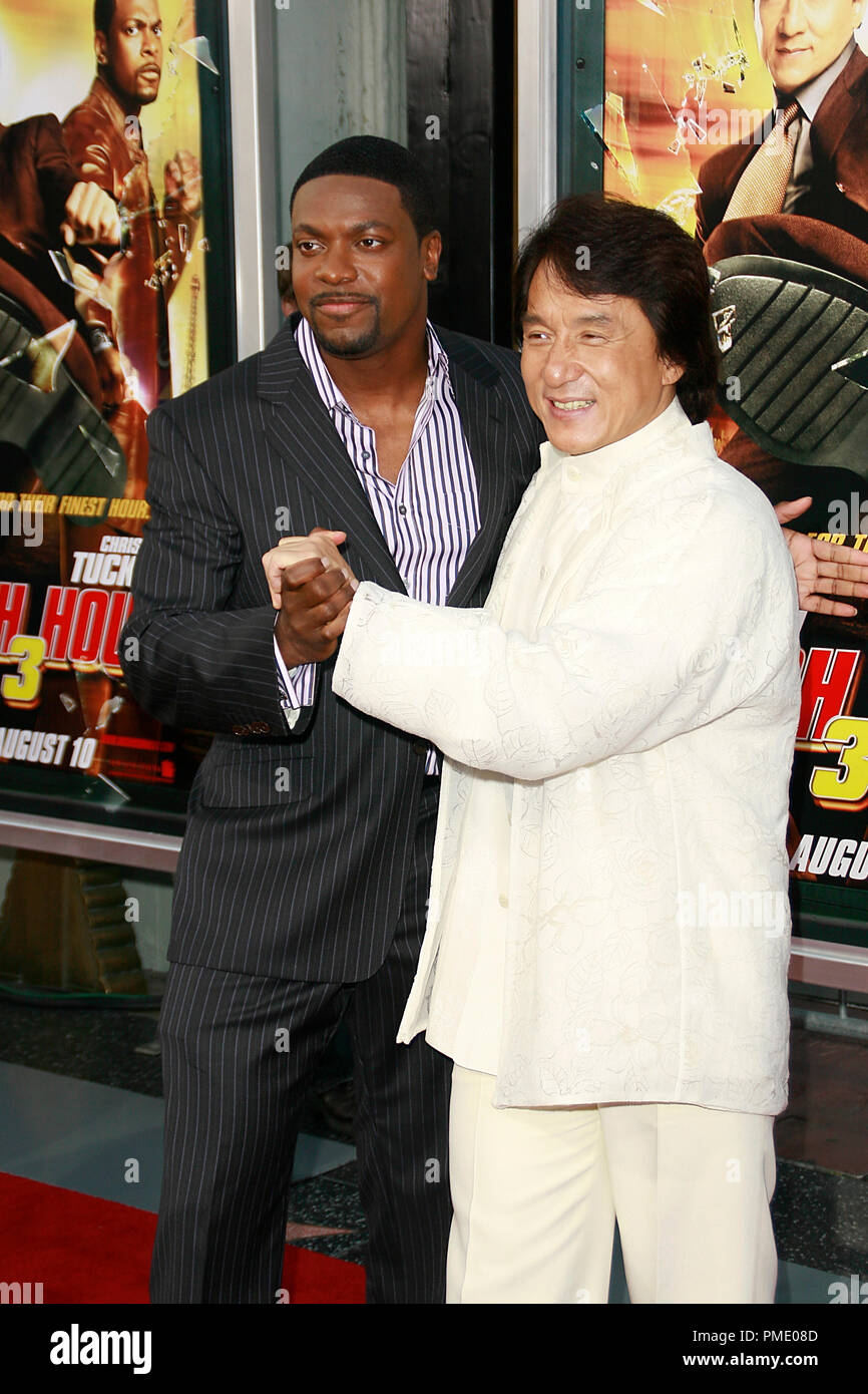 Rush Hour 3 (Premiere) Chris Tucker, Jackie Chan 7-30-2007 / Mann's Chinese Theater / Hollywood ...
