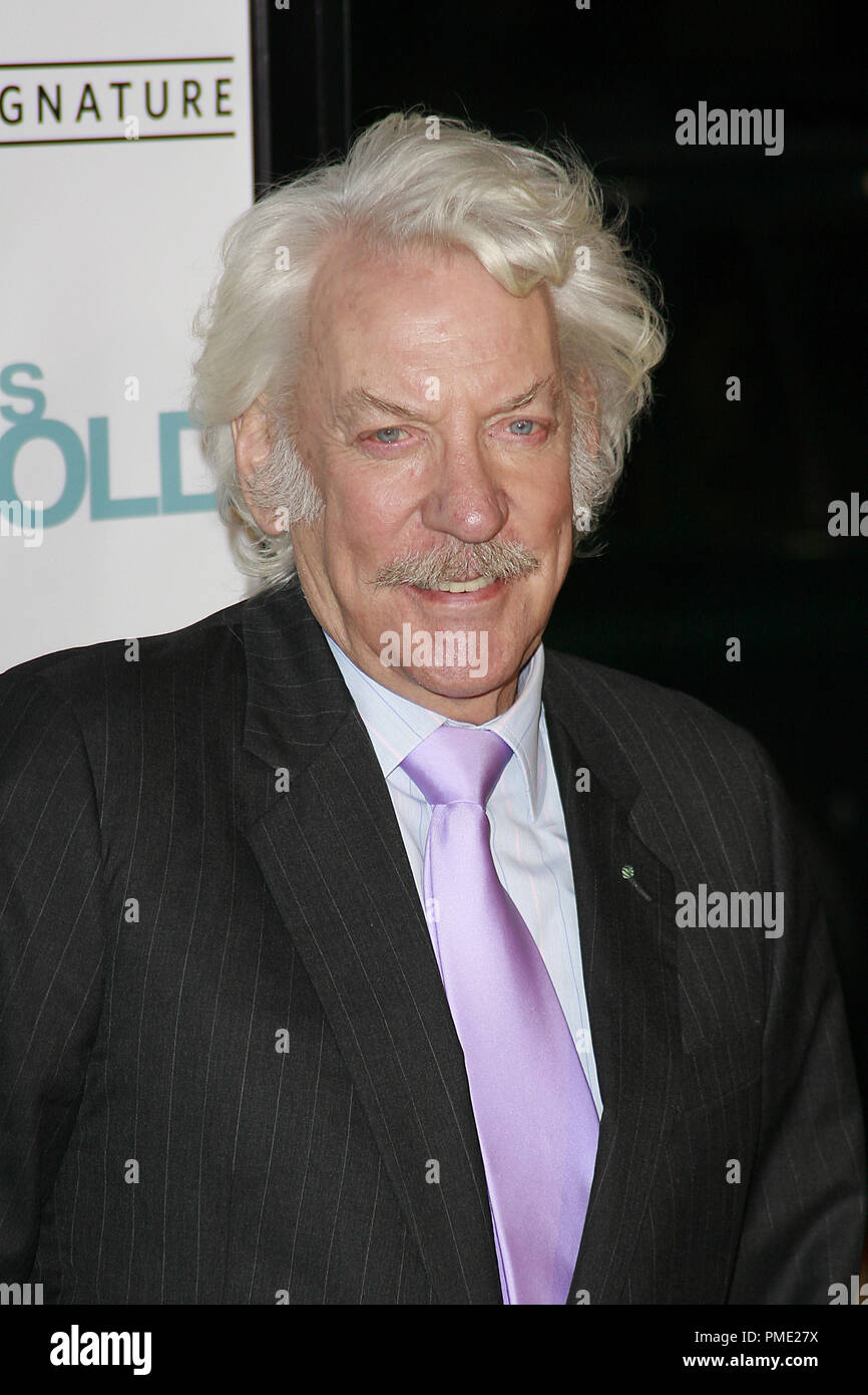 "Fool's Gold" Premiere Donald Sutherland 1-30-2008 / Grauman's Chinese ...