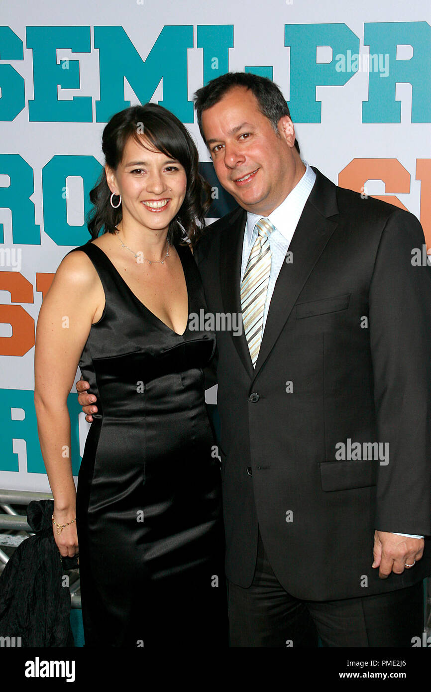 "Semi-Pro" Premiere Director Kent Alterman and wife Michelle 2-19-2008 ...