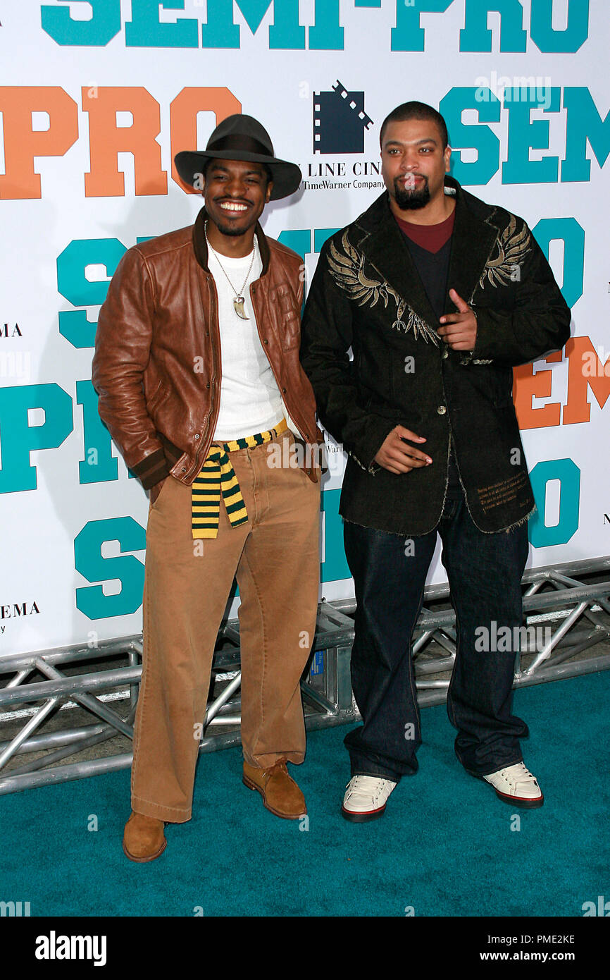 Semi-Pro Premiere Andre Benjamin, DeRay Davis 2-19-2008 / Grauman's ...