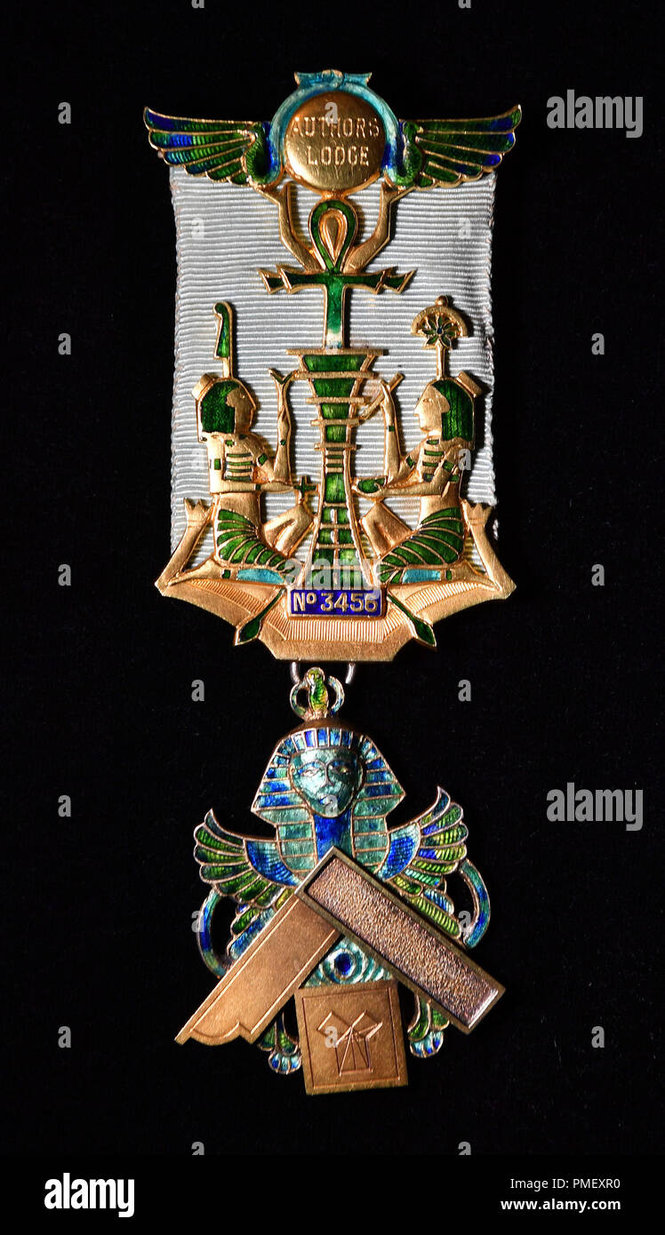 A Freemasons Medal for the authors lodge at the Museum of Freemasonry's ...