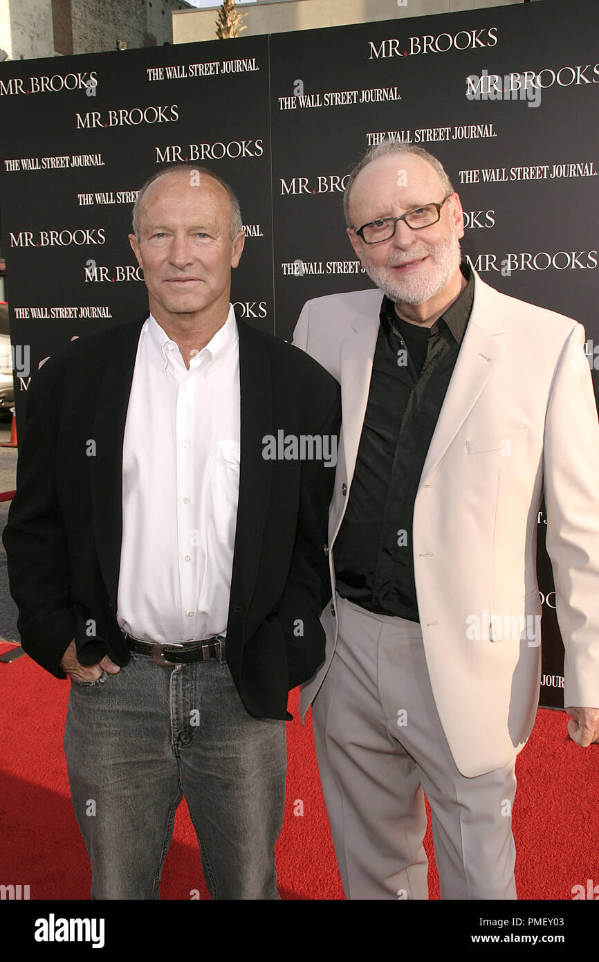 "Mr. Brooks" (Premiere) Bruce A. Evans, Raynold Gideon 5-22-2007 ...