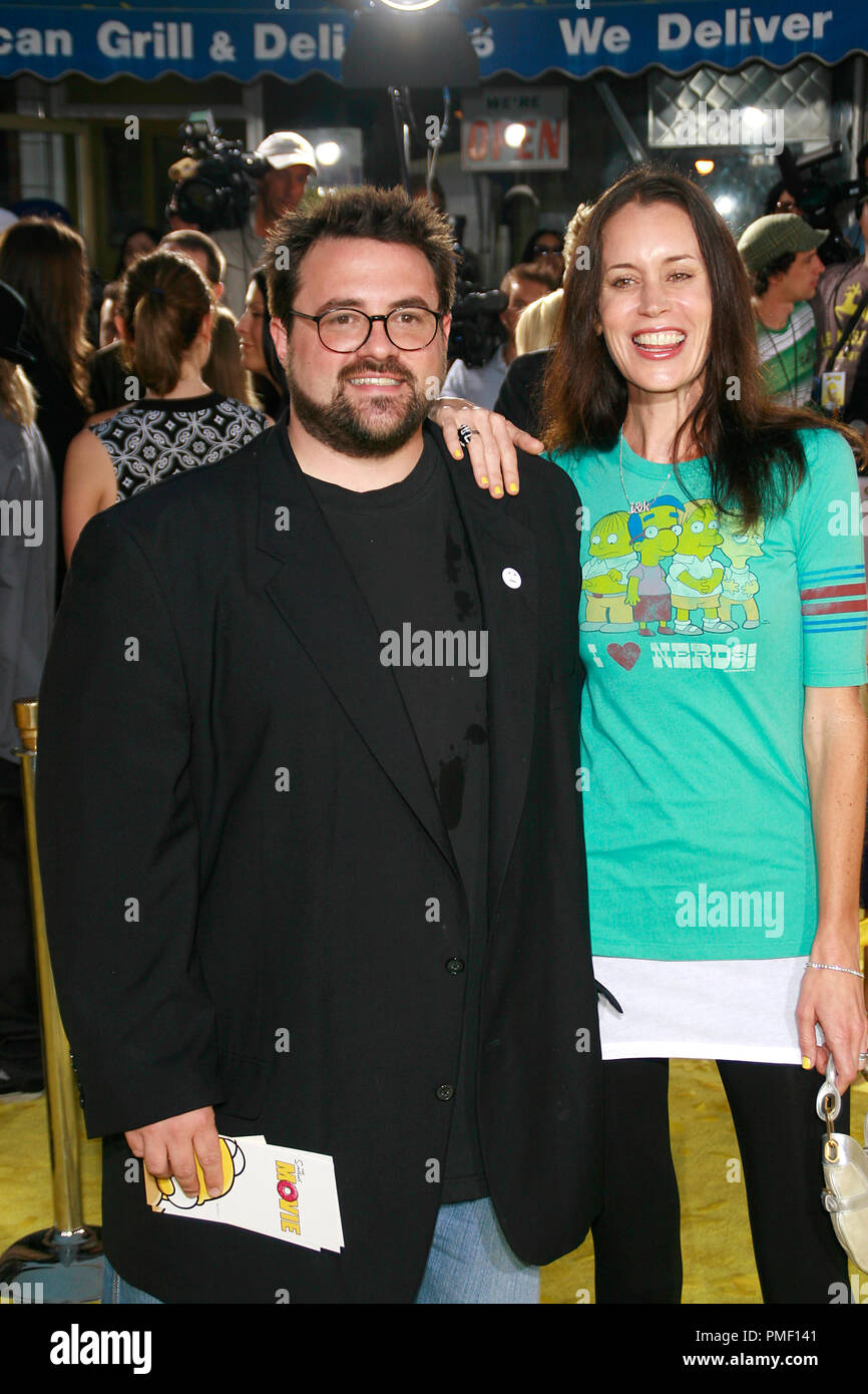 "The Simpsons Movie" (Premiere) Kevin Smith, Jennifer Smith 7-24-2007 ...