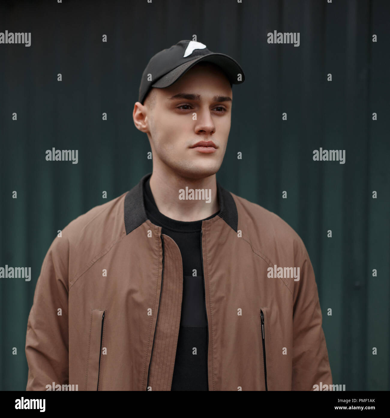 Stylish fashion model baseball cap hi-res stock photography and images ...