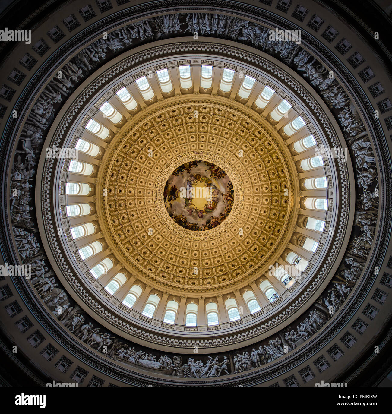 Washington dc capitol fresco hi-res stock photography and images - Alamy