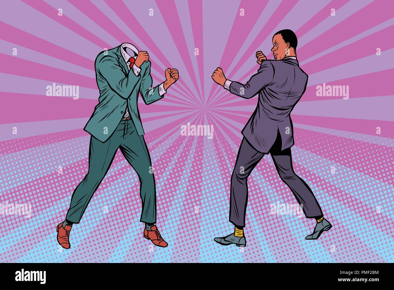 African men fighting Stock Vector Images - Alamy