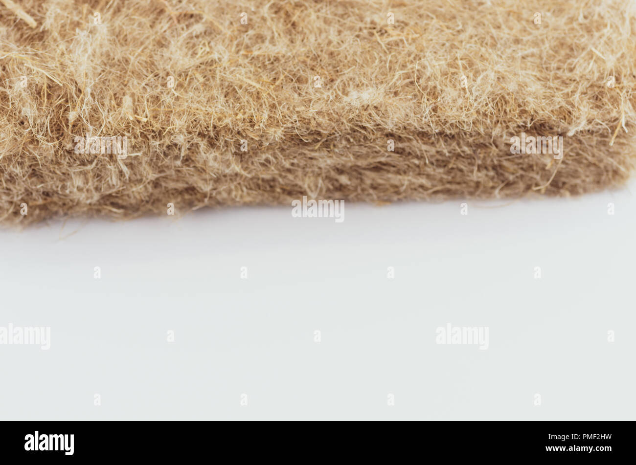 natural building walls insulating materials sample - hemp fiber panel ...