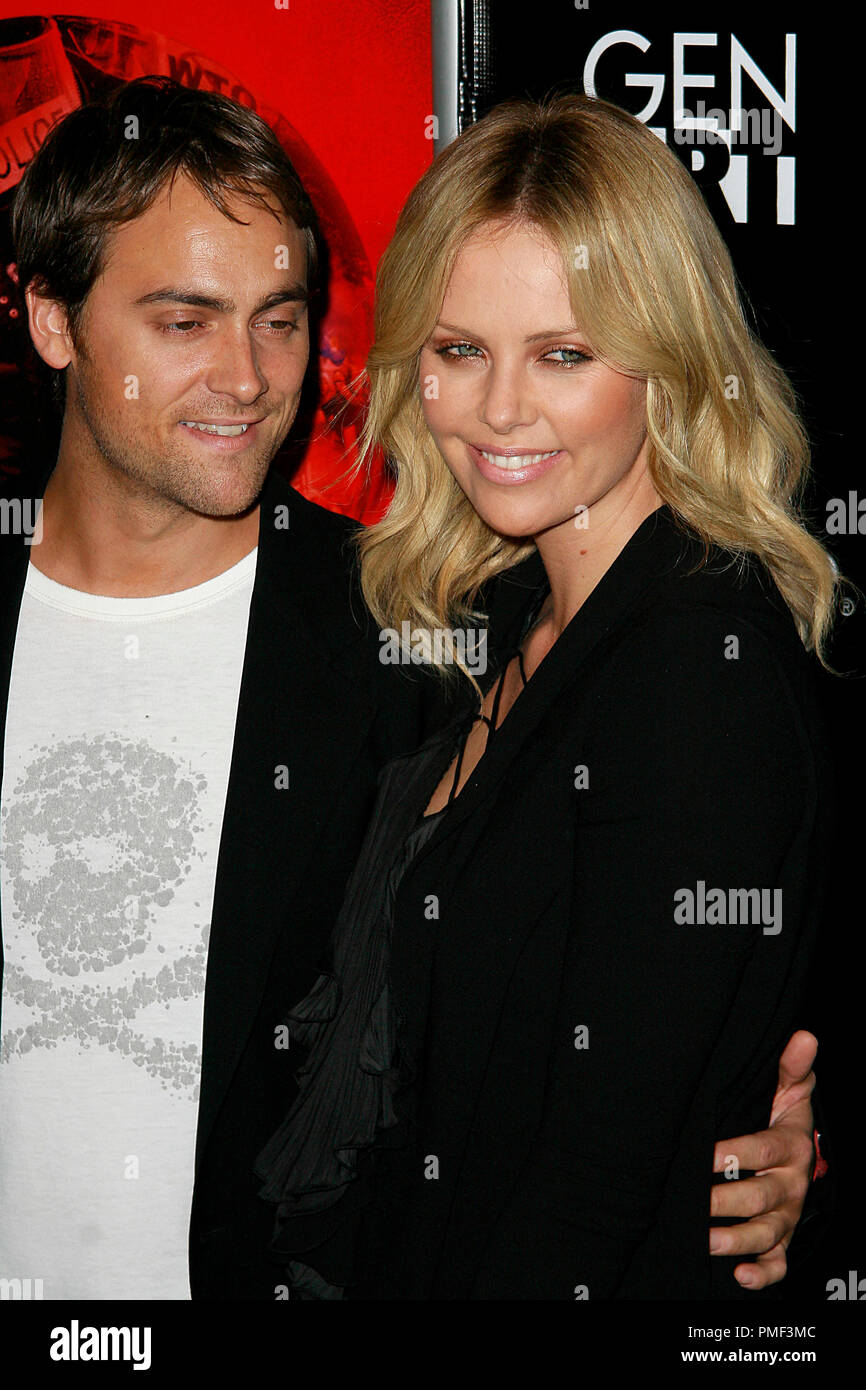 Charlize Theron Stuart Townsend Beach