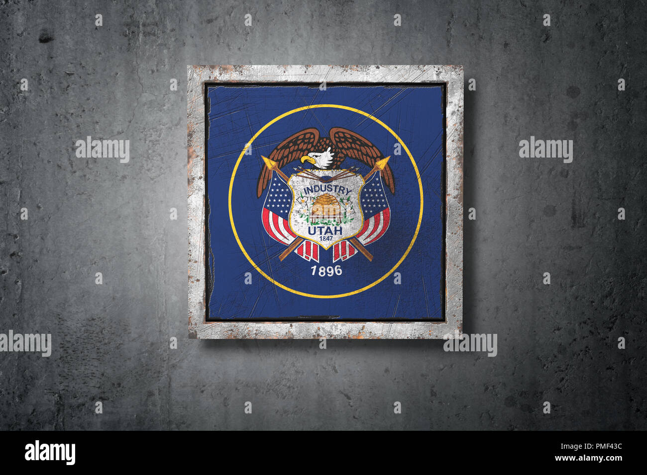 Utahn flag hi-res stock photography and images - Alamy