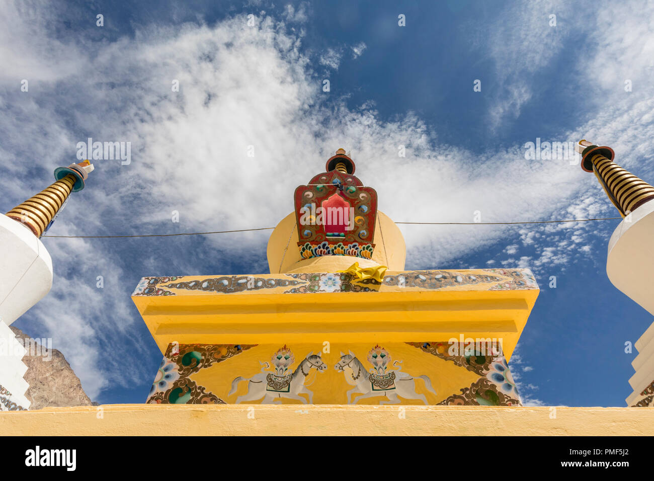 View of Buddhist Gompa in the Ladakh region of India Stock Photo - Alamy