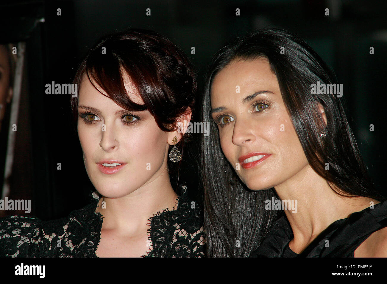 Rumer Willis and Demi Moore at the Premiere of Summit Entertainment's ...