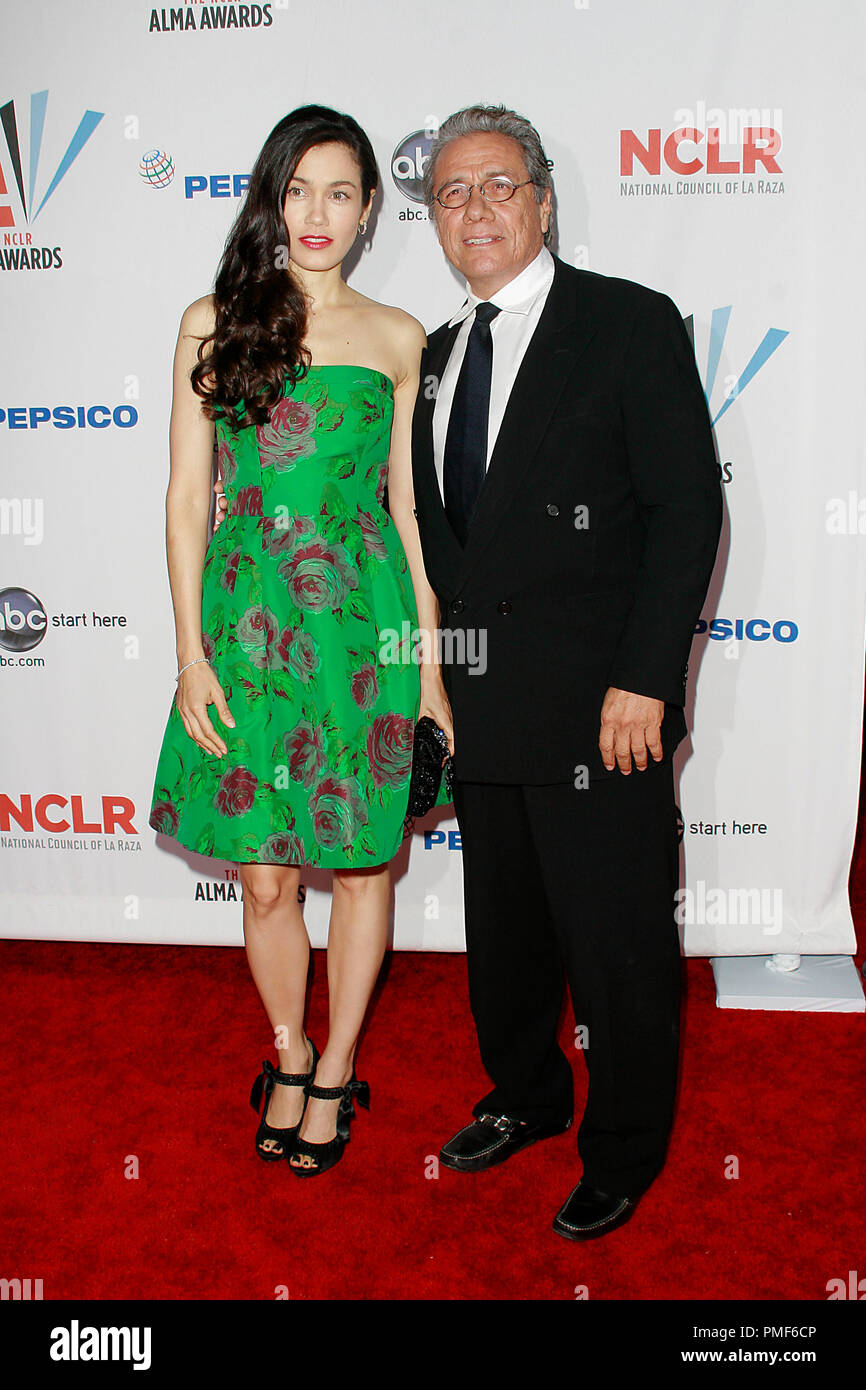 Edward James Olmos at the 2009 Alma Awards. Arrivals held at the Royce ...