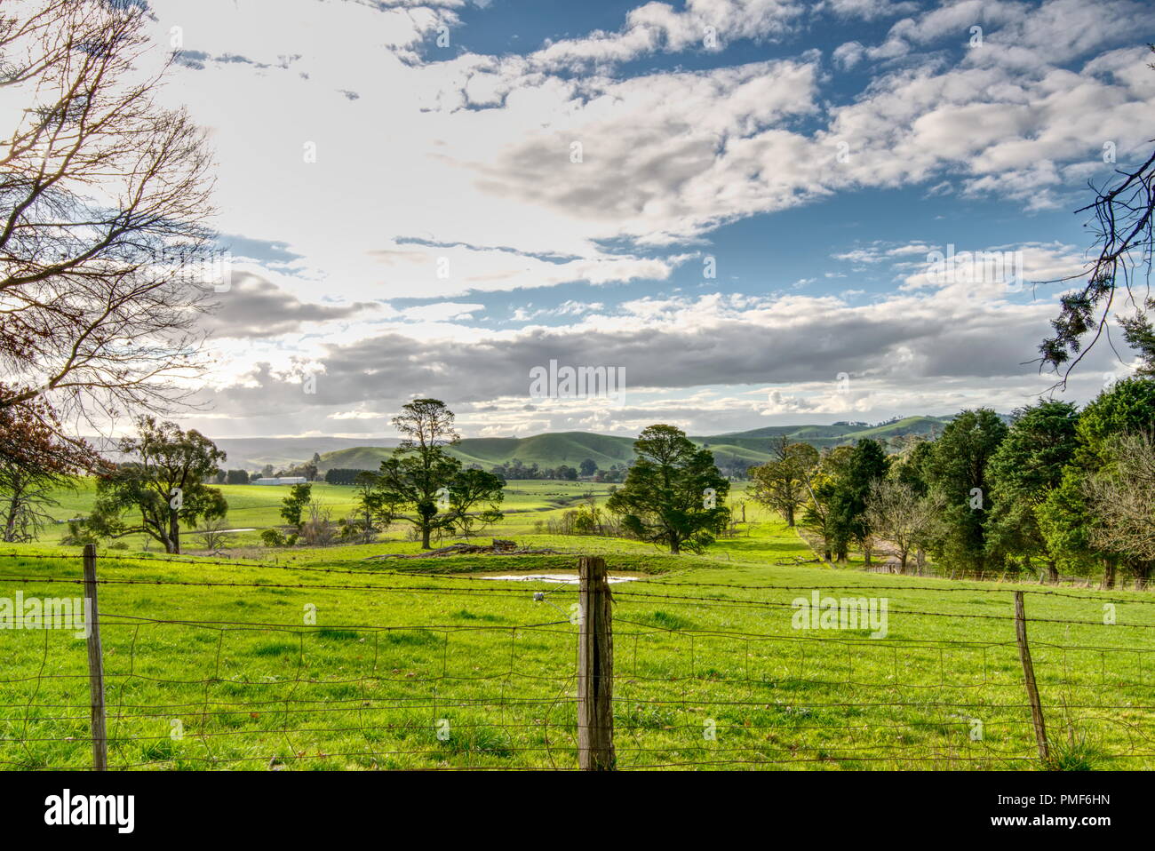 Farmland in Victoria Australia Stock Photo - Alamy