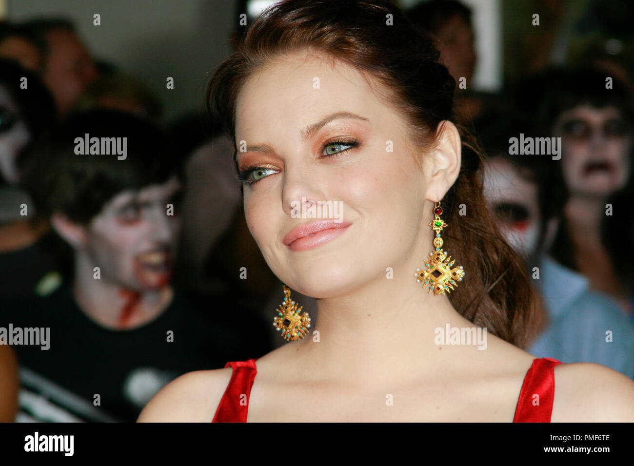 Emma Stone at Sony Pictures' "Zombieland" Premiere. Arrivals held at ...