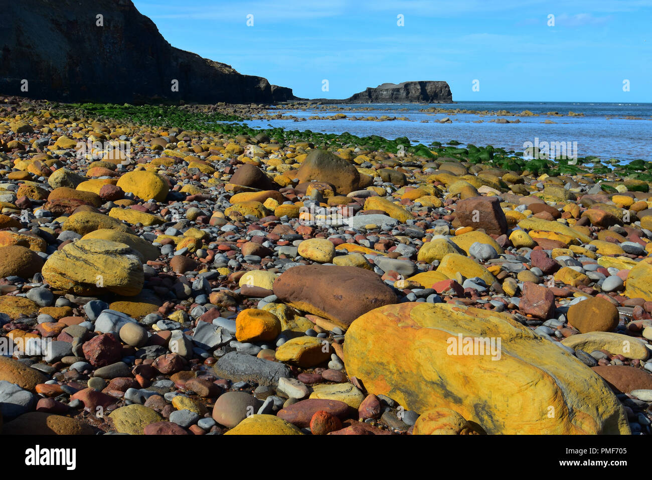 Saltwick Bay, North Yorkshire Moors, England UK Stock Photo - Alamy