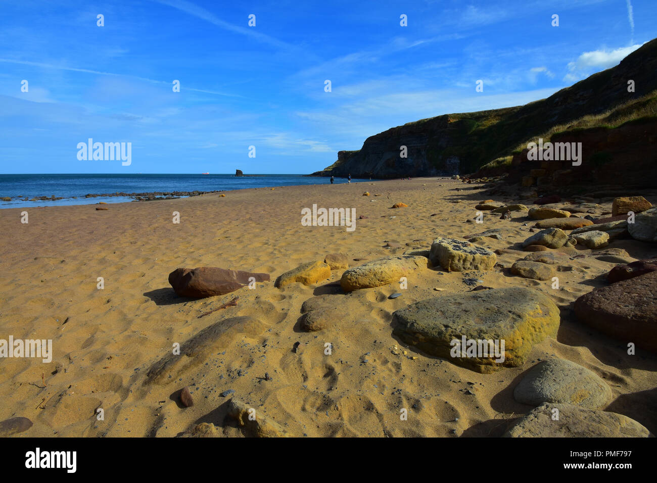 Saltwick Bay, North Yorkshire Moors, England UK Stock Photo - Alamy