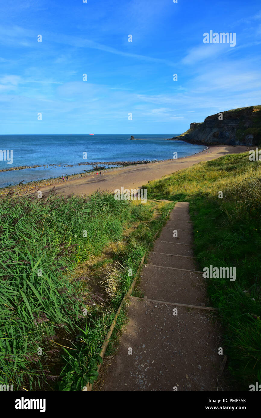 Saltwick Bay, North Yorkshire Moors, England UK Stock Photo - Alamy