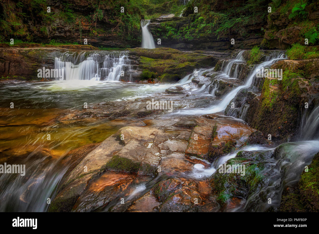 Waterfall country South Wales Stock Photo - Alamy