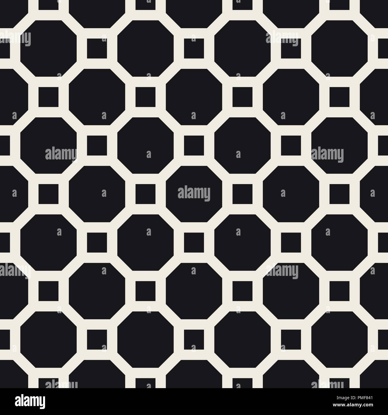 Vector seamless pattern. Modern stylish abstract texture. Repeating geometric tiles from striped ...