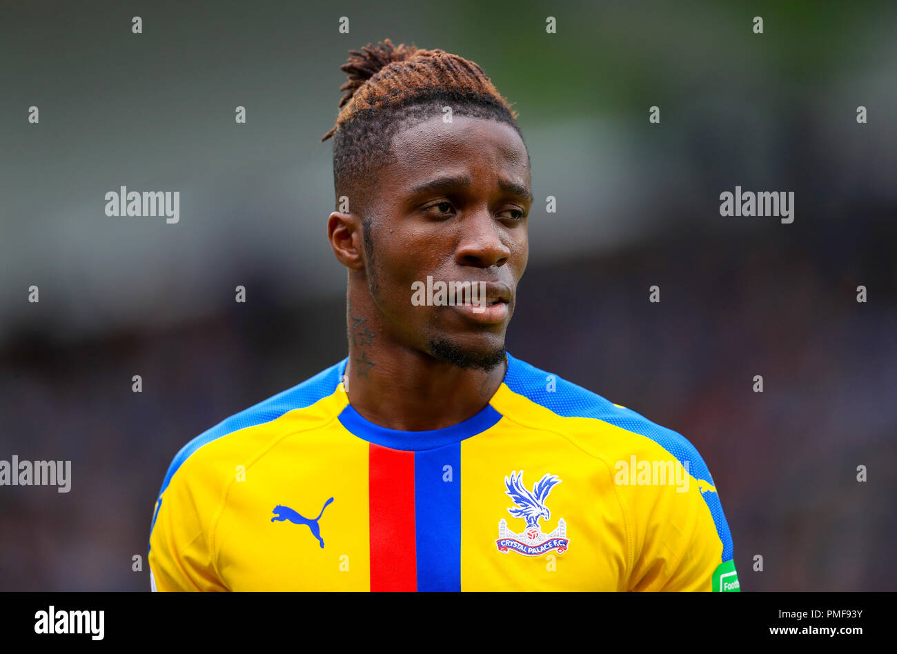 Crystal Palace's Wilfried Zaha Stock Photo - Alamy