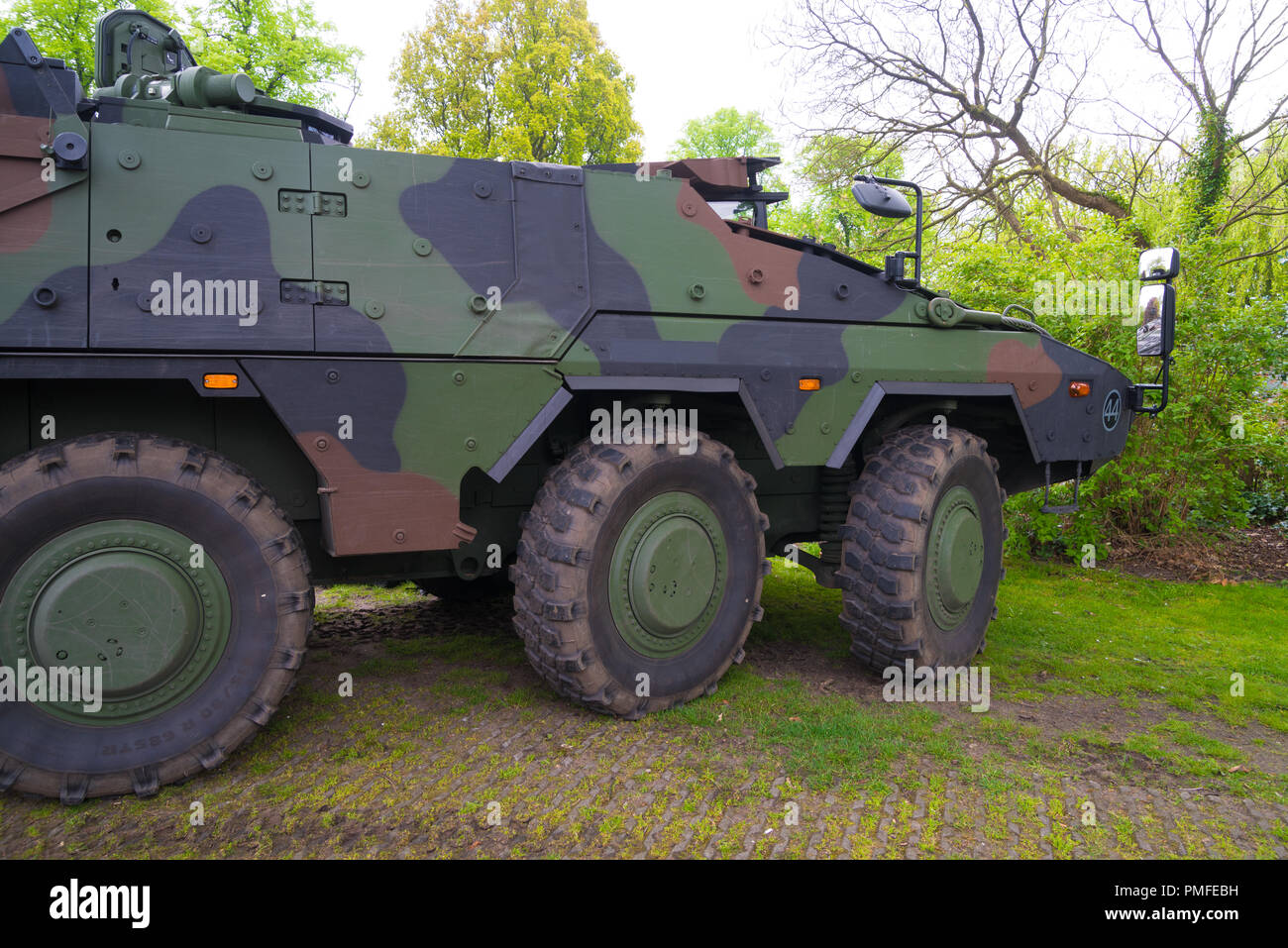 Dutch military infantry transport vehicle Stock Photo - Alamy