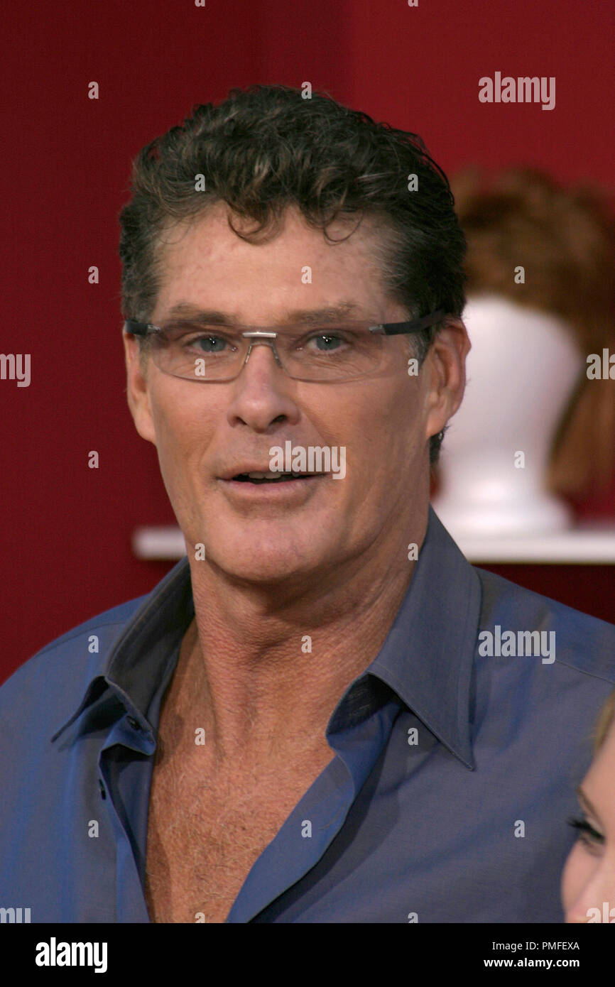 "You Don't Mess with the Zohan" Premiere David Hasselhoff 5-28-2008 ...