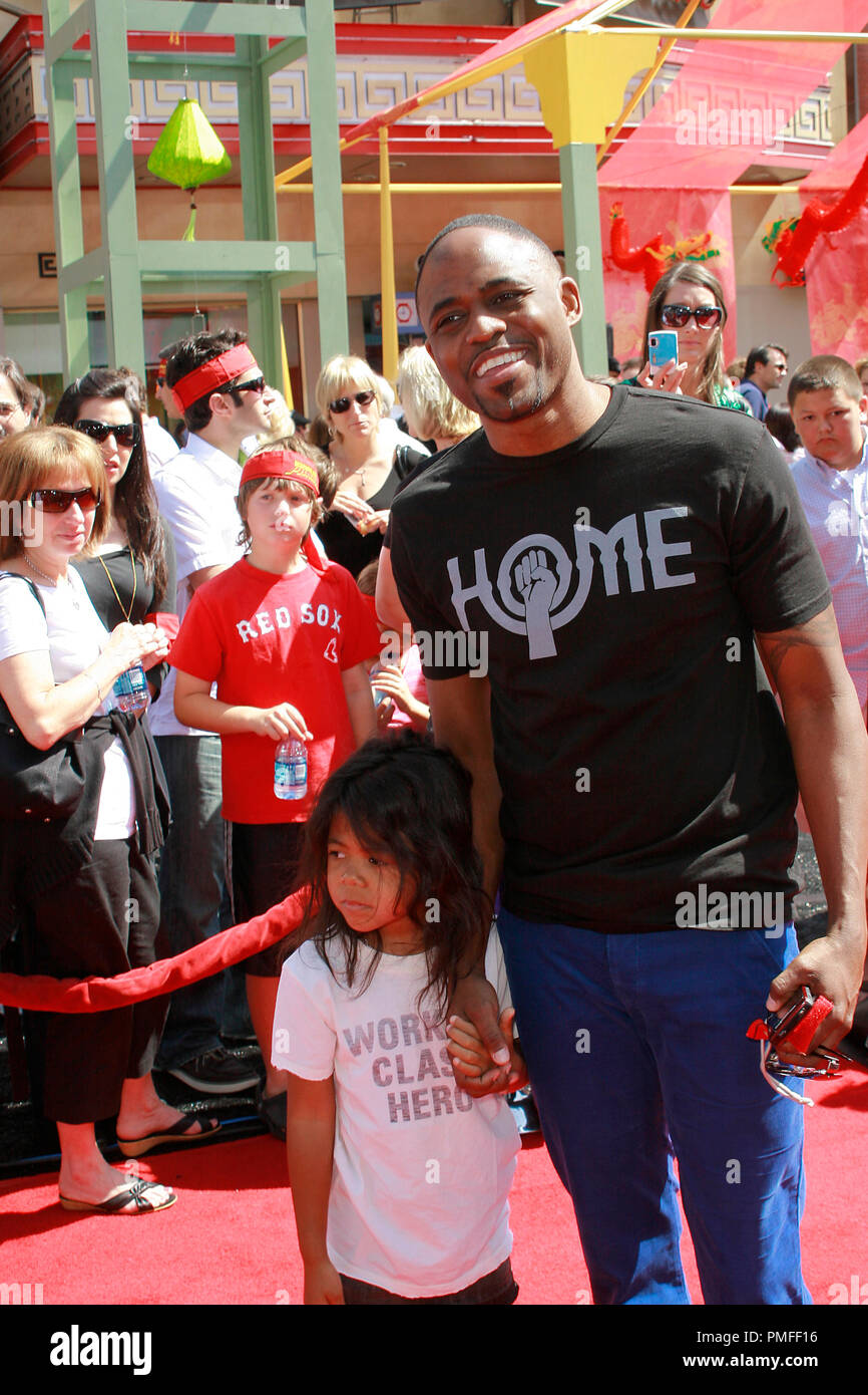 "Kung Fu Panda" Premiere Wayne Brady and daughter Maile Masako 6-1-2008 ...
