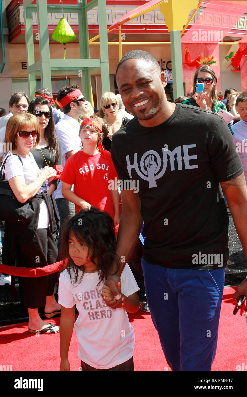 "Kung Fu Panda" Premiere Wayne Brady and daughter Maile Masako 6-1-2008 ...