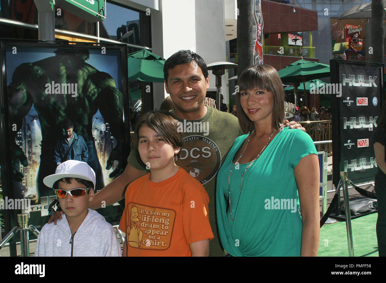 "The Incredible Hulk" Premiere Adam Beach and Family 6-8-2008 ...