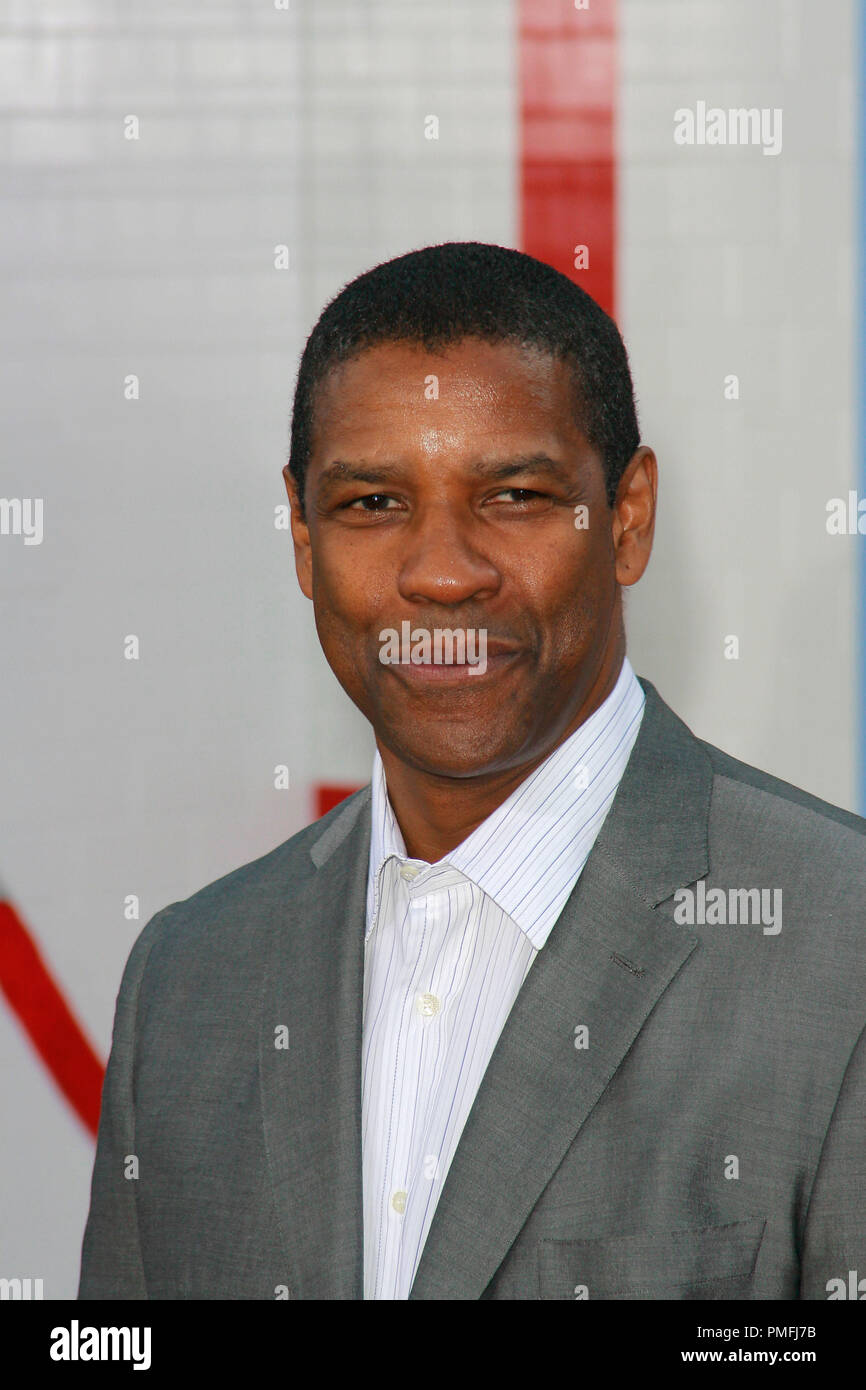 Denzel Washington at the Premiere of Columbia Pictures' "The Taking of ...