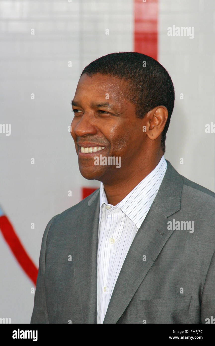Denzel Washington at the Premiere of Columbia Pictures' "The Taking of ...