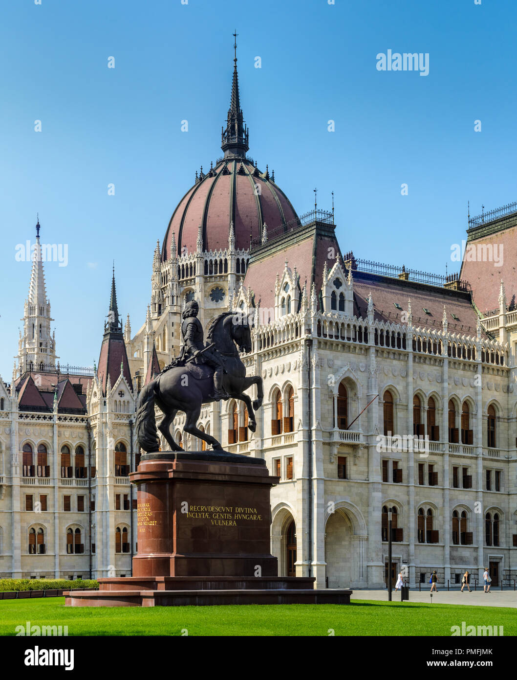 Equestrian Statue of the Prince of Transylvania Francis II Rakoczi ...