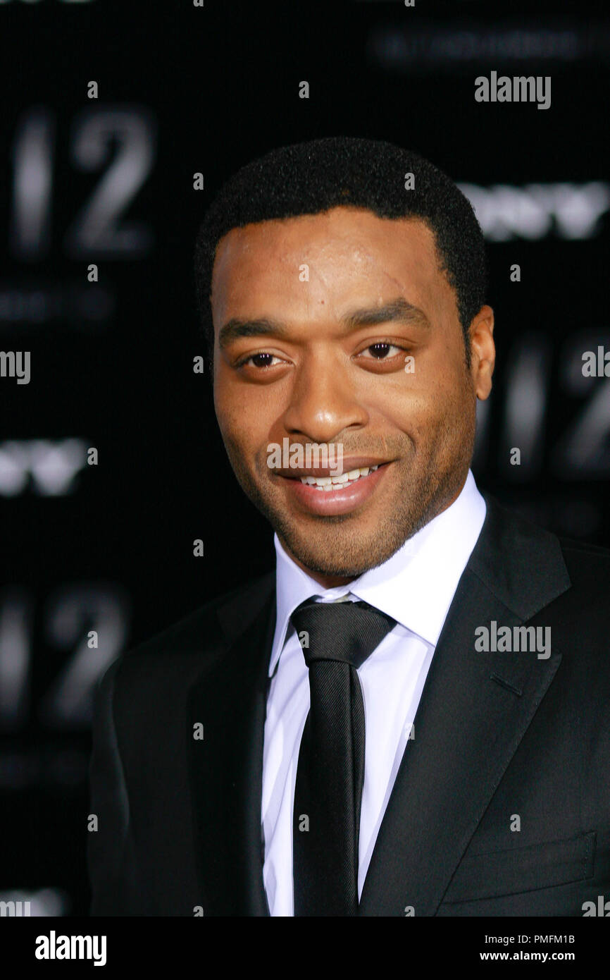 Chiwetel Ejiofor at the Premiere of Columbia Pictures "2012". Arrivals ...