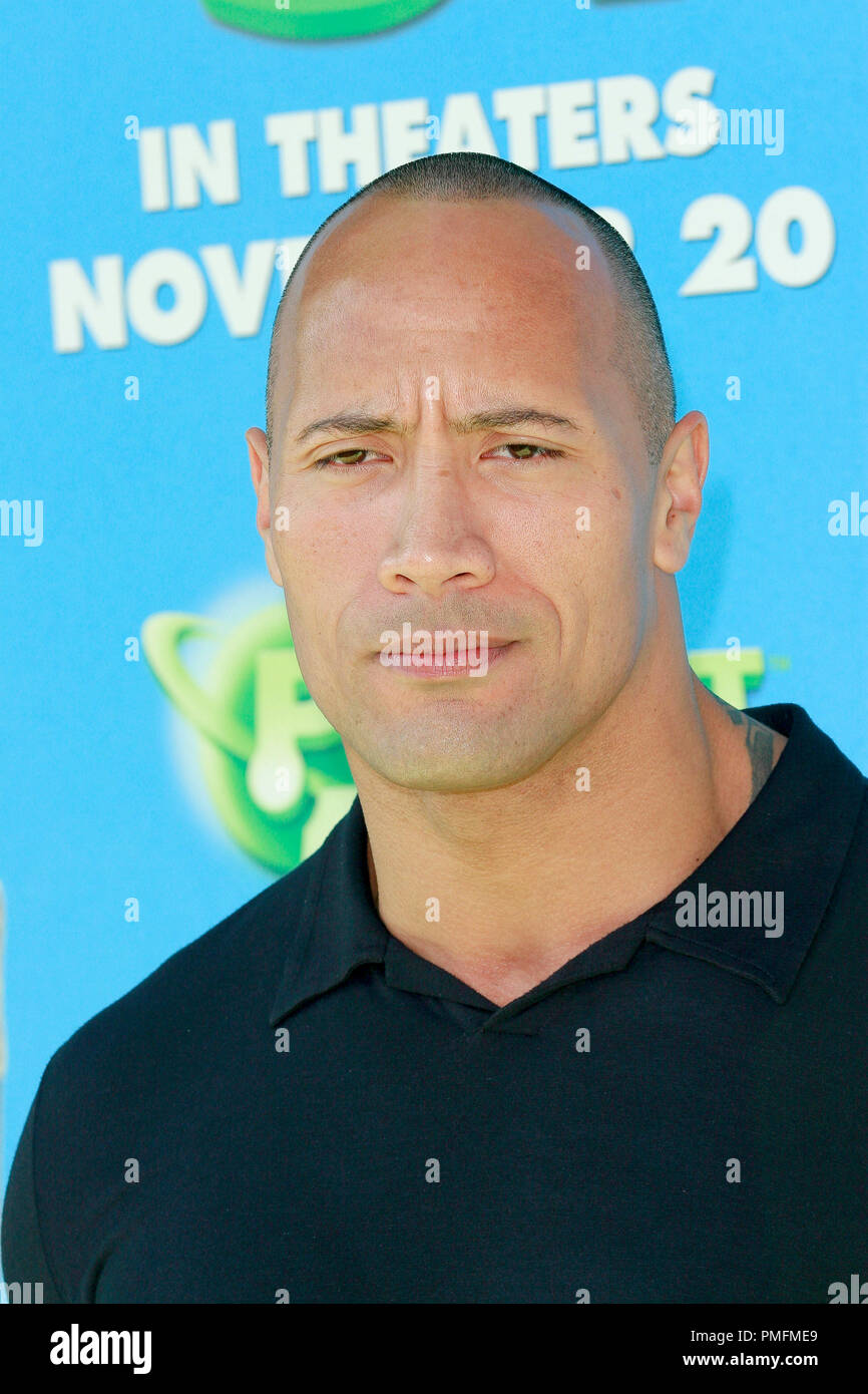 Dwayne Johnson at the Premiere of Columbia Pictures' "Planet 51 ...