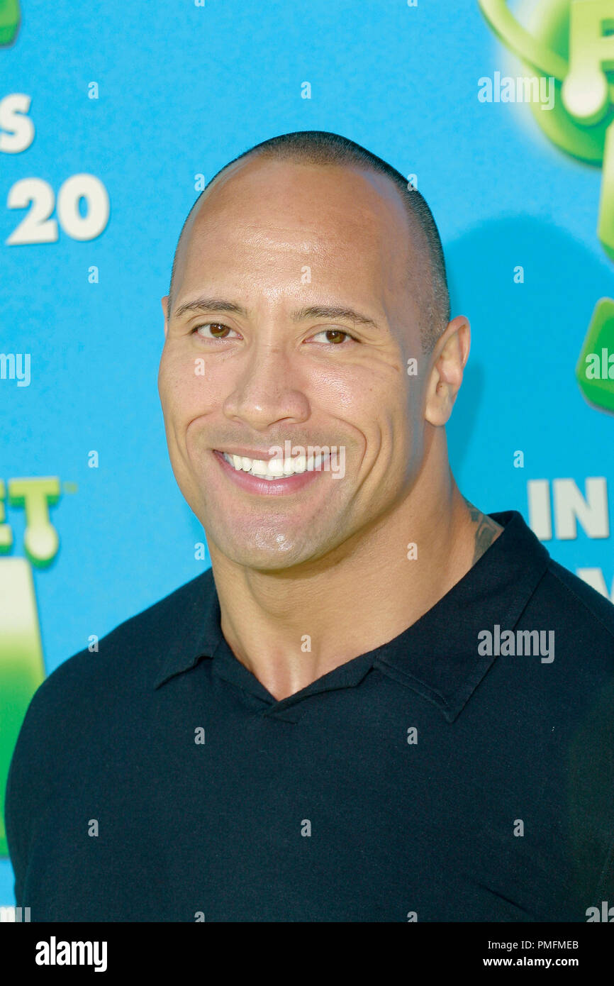 Dwayne Johnson at the Premiere of Columbia Pictures' "Planet 51 ...
