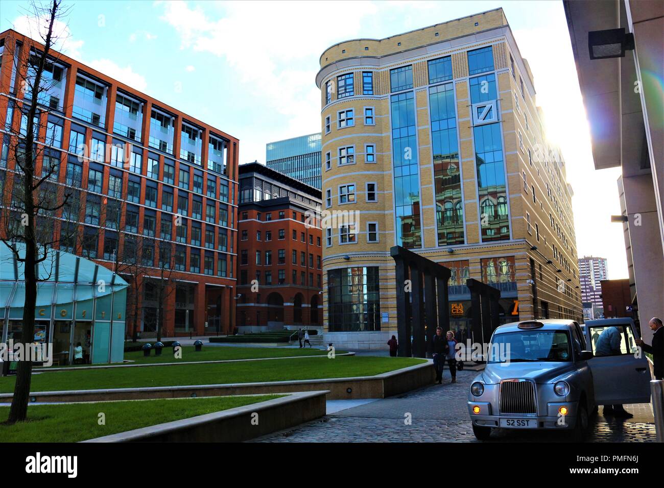 Birmingham's central square Stock Photo - Alamy