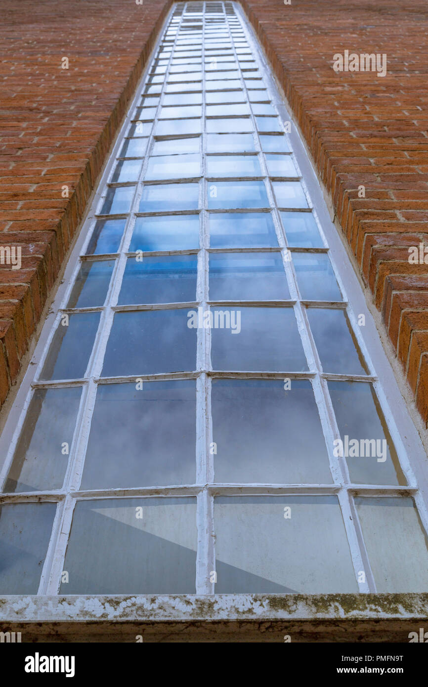 A very tall Georgian glazed window Stock Photo - Alamy
