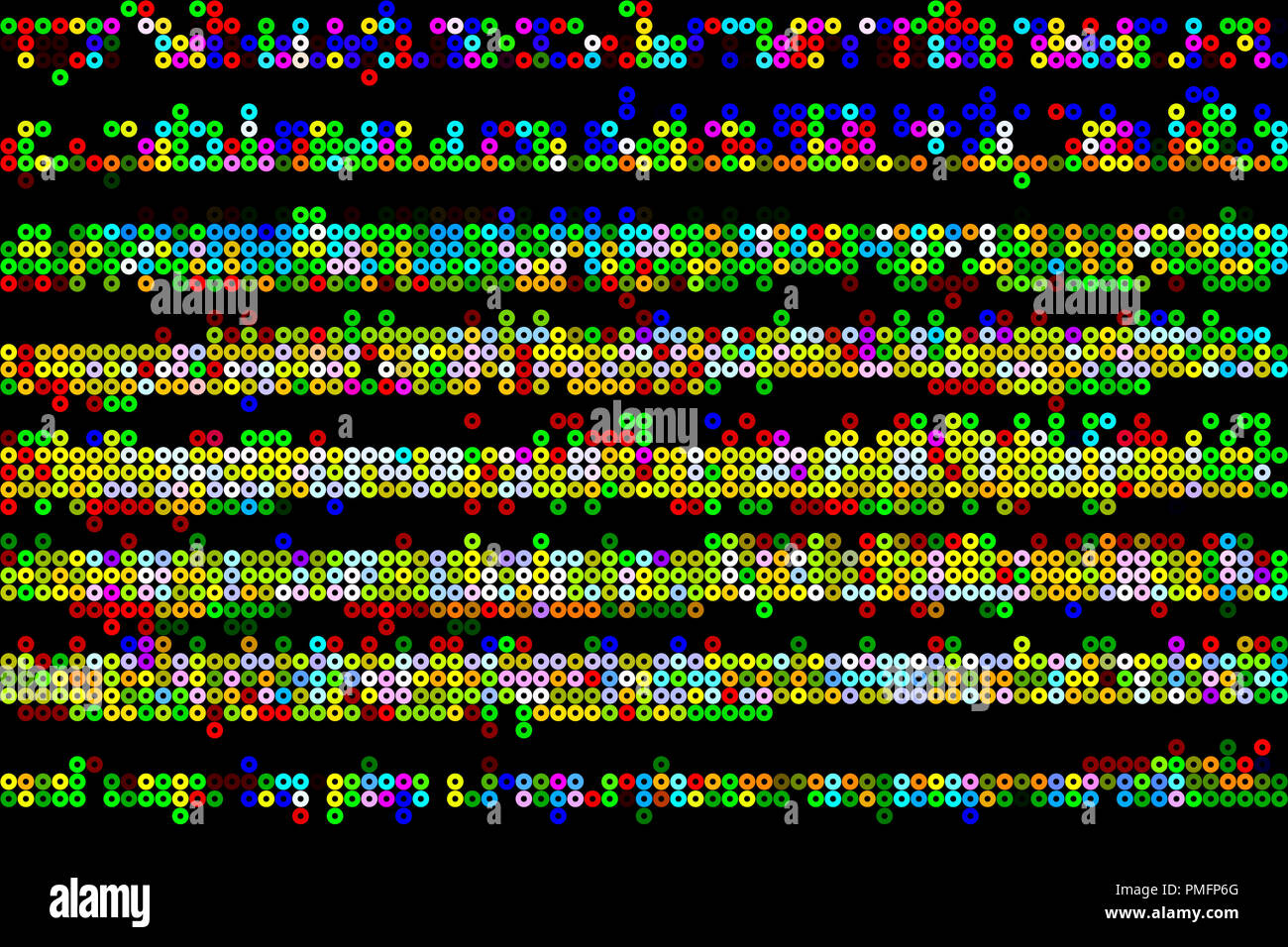 Colorful dot pattern as seamless abstract graphic design background ...