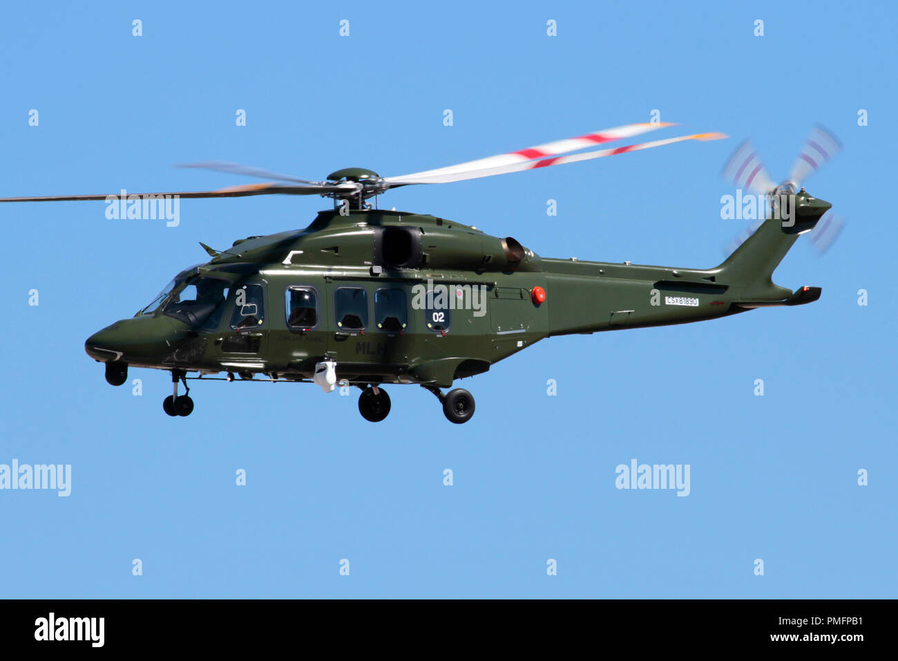 AgustaWestland (Leonardo) AW149 military helicopter of the Italian Air ...