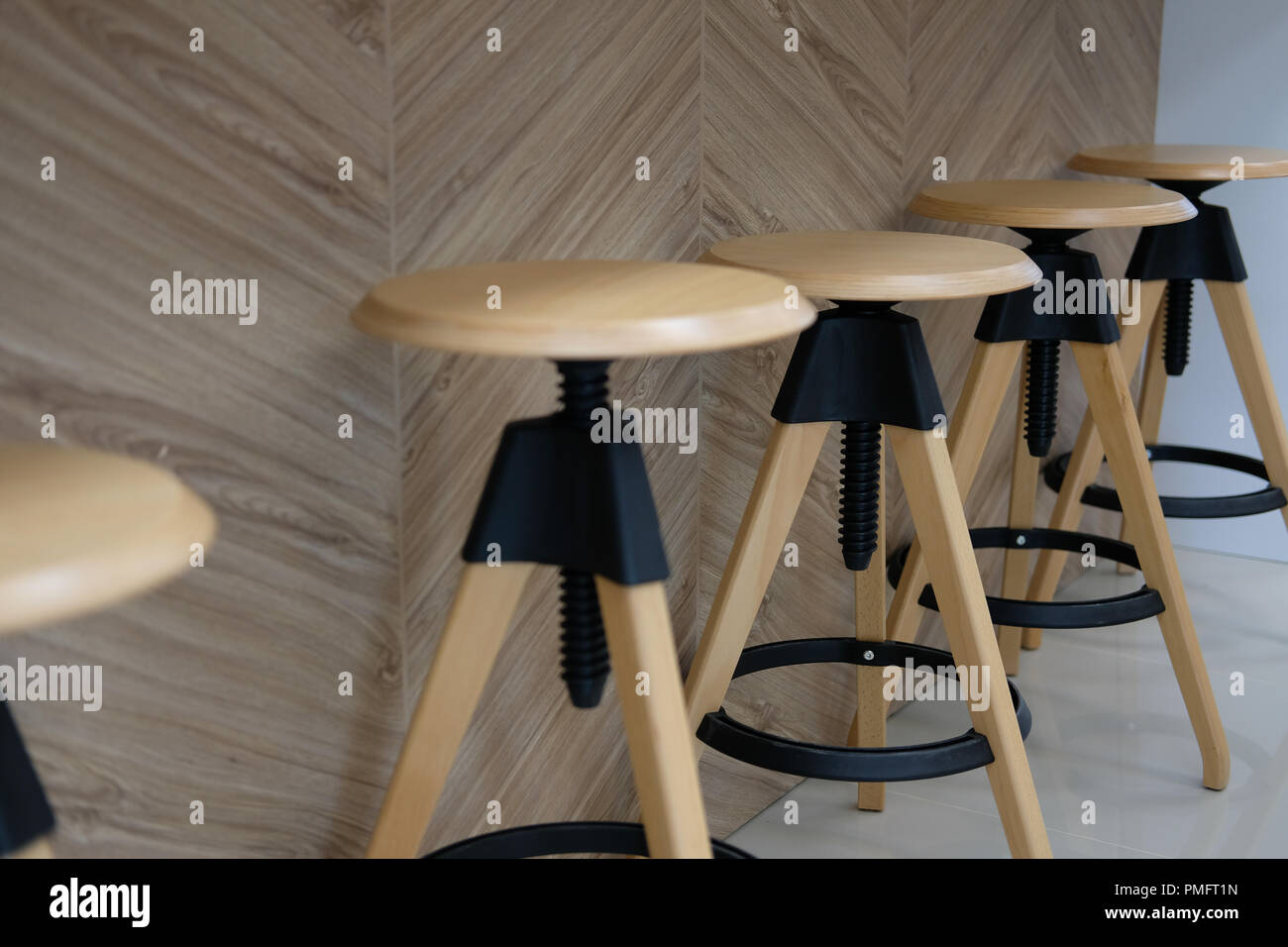 wood stool chair in cafe coffee shop cafeteira restaurant food center ...
