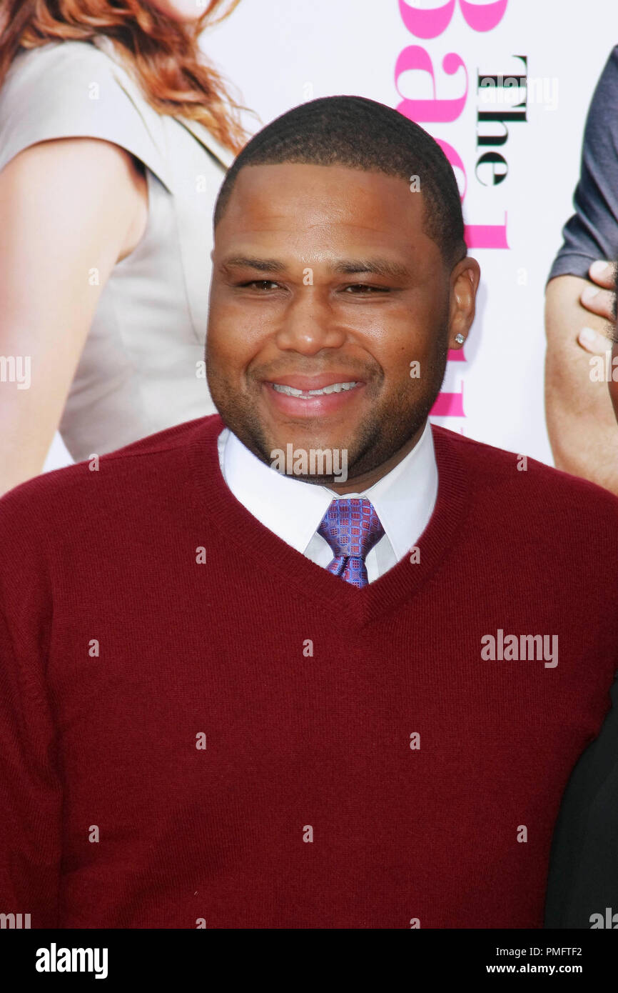 Anthony Anderson at the Premiere of CBS Films' "The Back-up Plan ...
