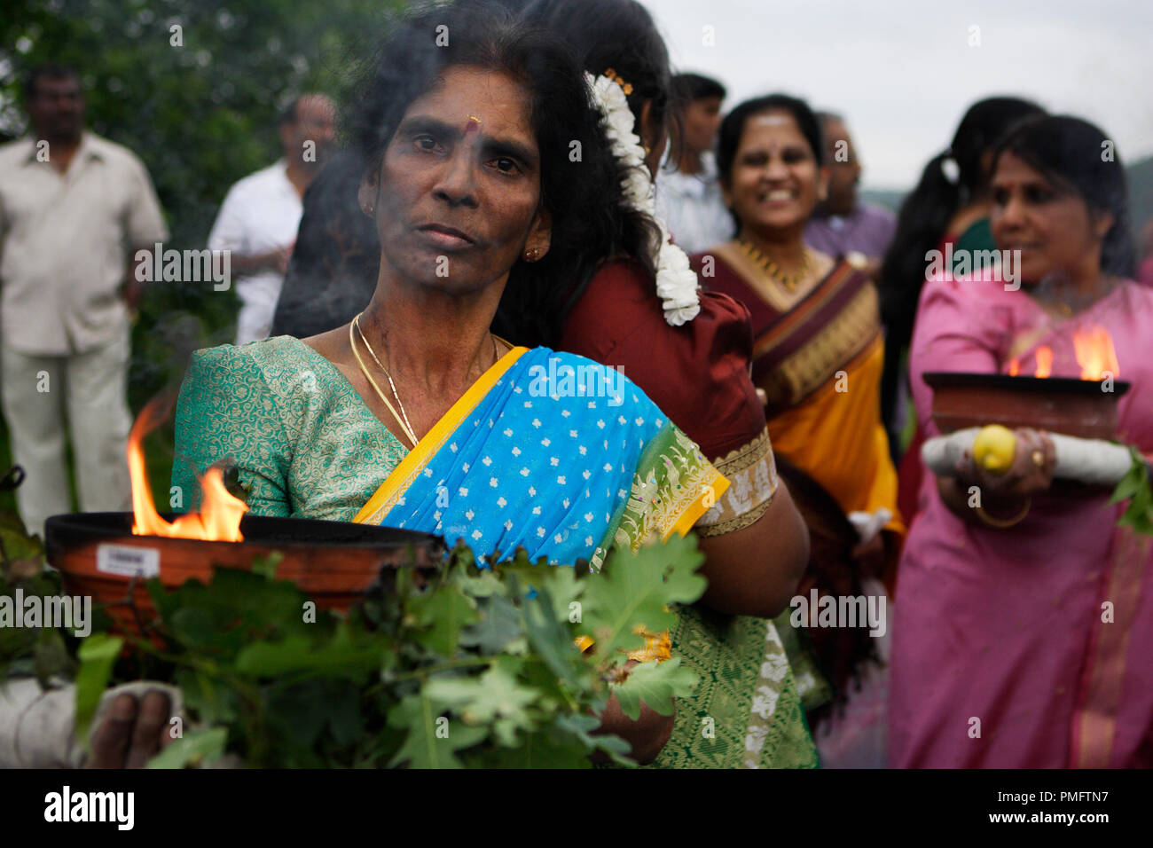 Temple dancers in ecstasy at the annual temple festival in Europe's ...