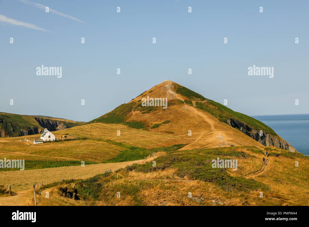 The historic Chapel The Church of the Holy Cross, Eglwys y Grog ;Welsh ...