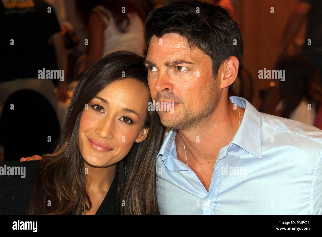 Maggie Q, Karl Urban 07/23/10 "Priest" Junket @ Convention Center, San ...